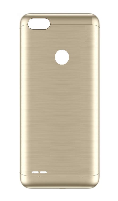 Back Panel Cover for ITEL S12 - Champagne - Maxbhi.com