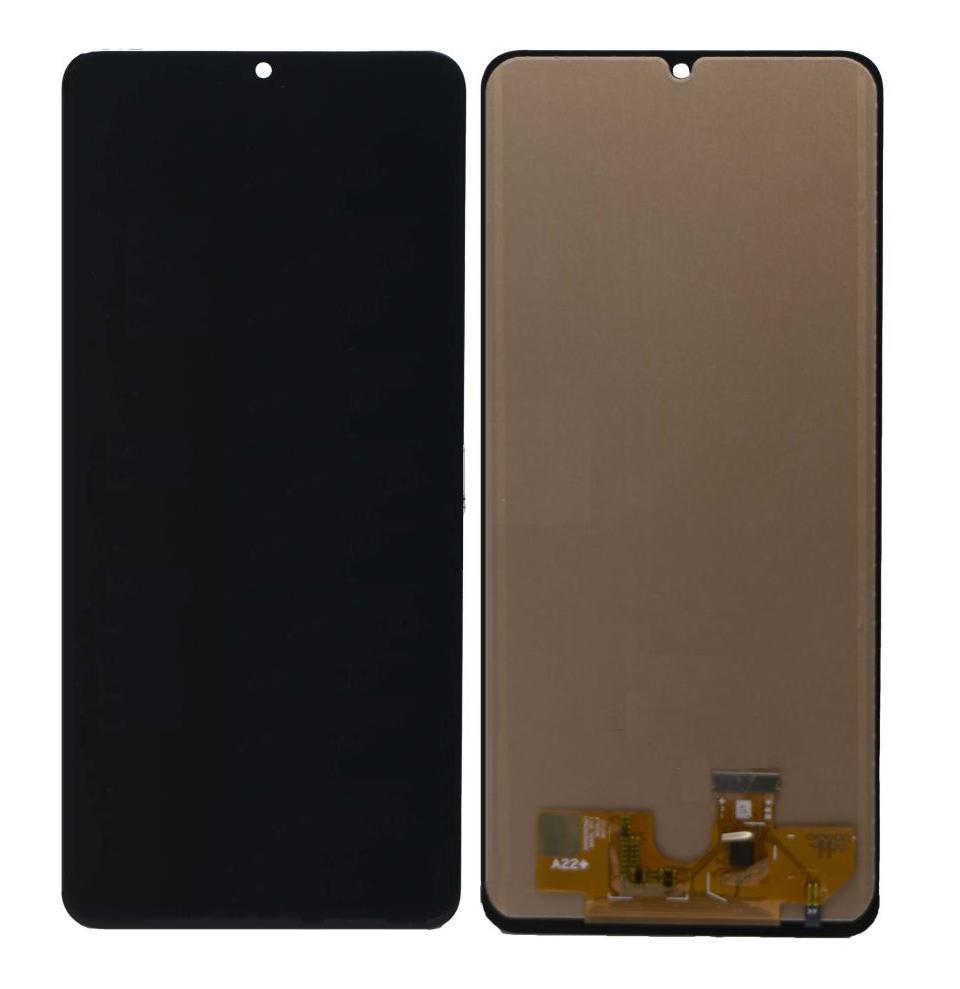 LCD with Touch Screen for Samsung Galaxy M32 - Blue by Maxbhi.com