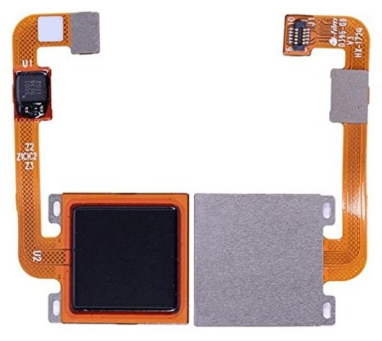 Fingerprint Sensor Flex Cable for Xiaomi Redmi Note 4 Black by Maxbhi.com