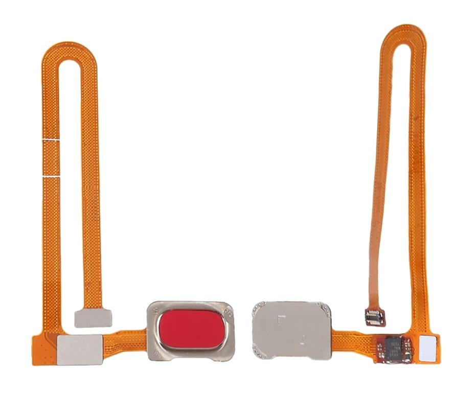 Fingerprint Sensor Flex Cable for OnePlus 6 Red by Maxbhi.com
