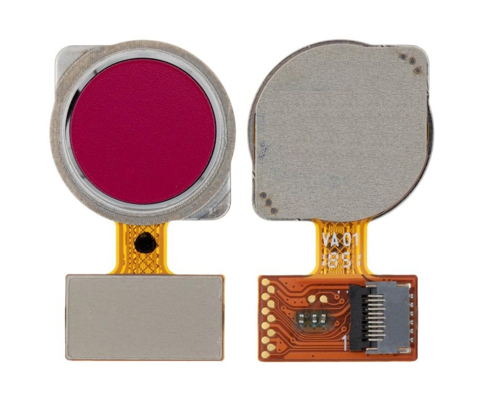 Fingerprint Sensor Flex Cable for Xiaomi Redmi Note 7 Pro Red by Maxbhi.com