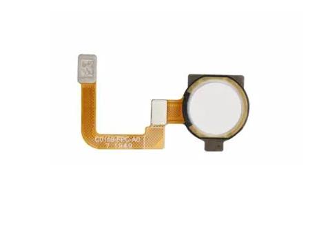 Fingerprint Sensor Flex Cable for Realme 5 Pro White by Maxbhi.com