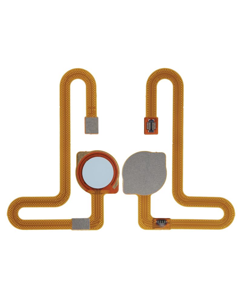 Fingerprint Sensor Flex Cable for Xiaomi Redmi Note 8 White by Maxbhi.com