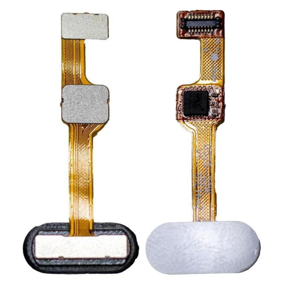 Fingerprint Sensor Flex Cable for Oppo F3 CPH1609 White by Maxbhi.com