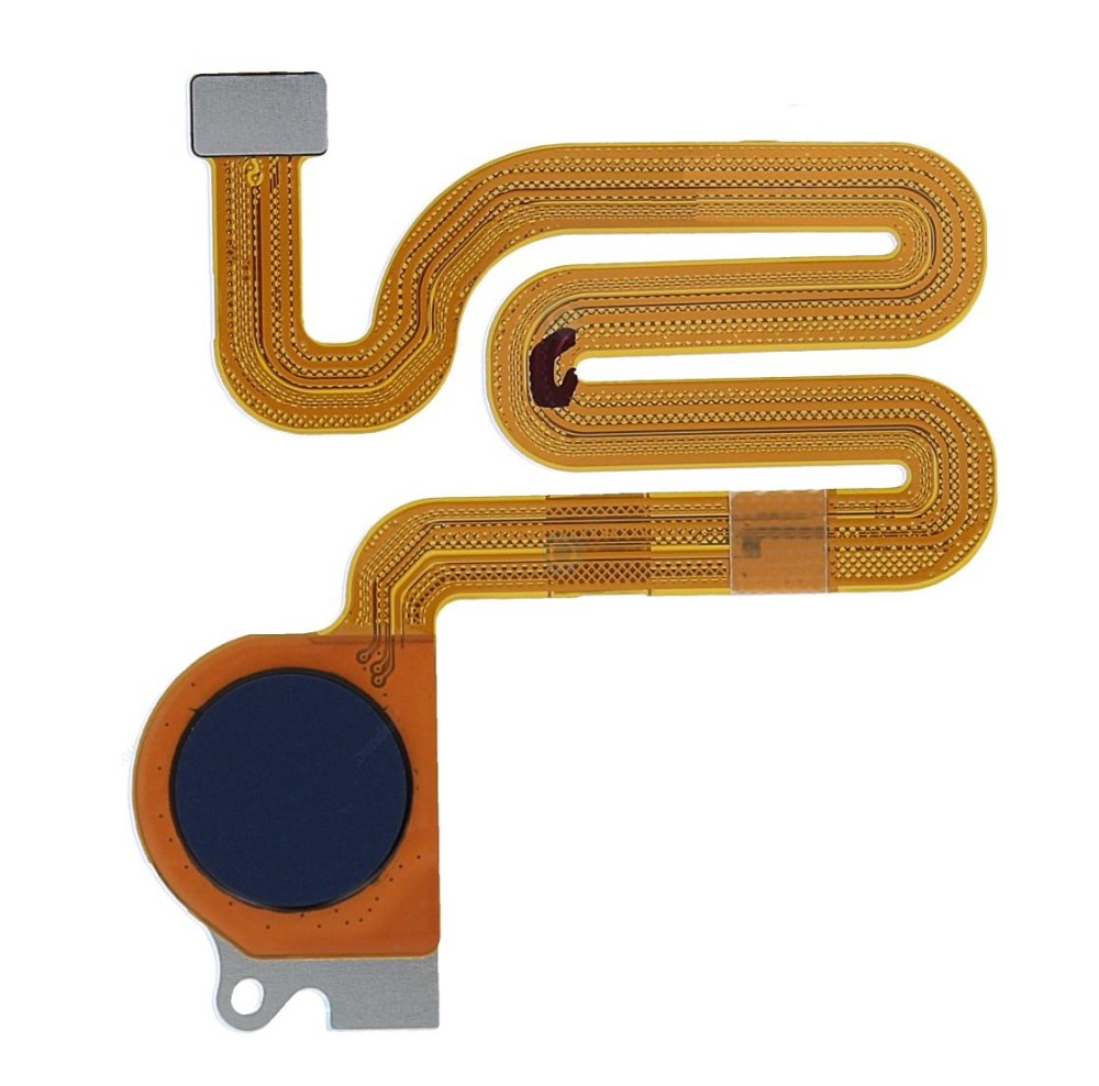 Fingerprint Sensor Flex Cable for Nokia 5.1 White by Maxbhi.com