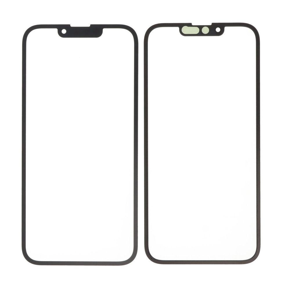 Replacement Front Glass for Apple iPhone 13 pro - Black by Maxbhi.com
