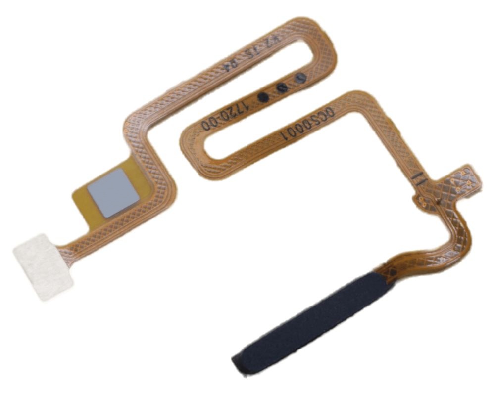 Fingerprint Sensor Flex Cable for Oppo A55 Black by Maxbhi.com
