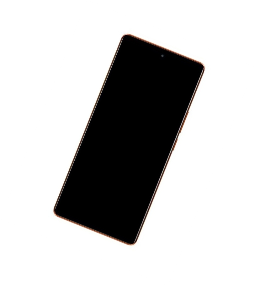 LCD Frame Middle Chassis for Vivo X70 Pro Plus - Orange by Maxbhi.com