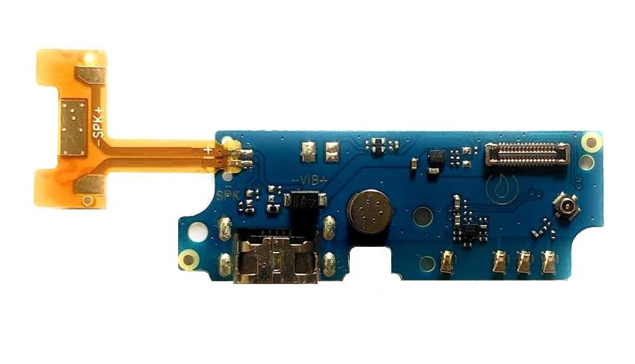 Charging Connector Flex PCB Board for Itel Vision 1 Plus by Maxbhi.com
