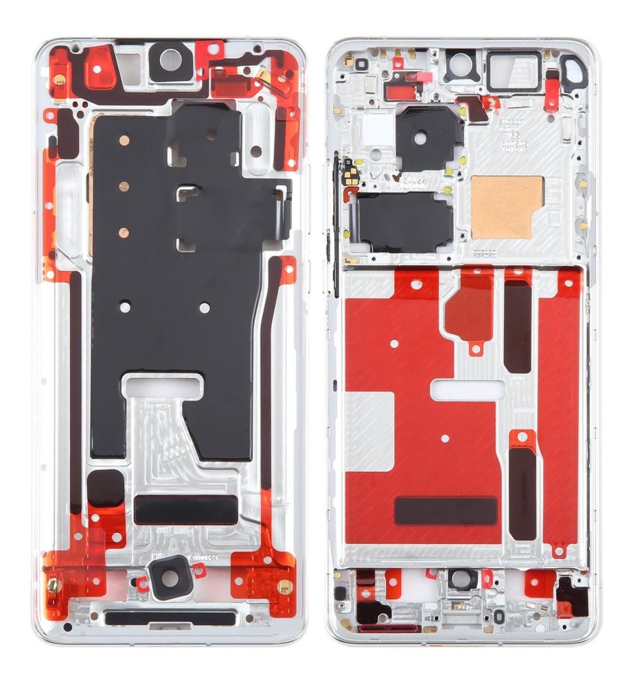 LCD Frame Middle Chassis for Huawei P50 Pro - White by Maxbhi.com