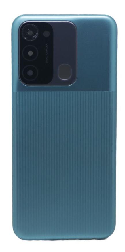 Back Panel Cover for Tecno Spark 8C - Cyan - Maxbhi.com