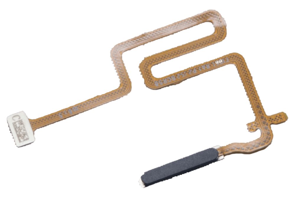 Fingerprint Sensor Flex Cable for Realme 9i Black by Maxbhi.com