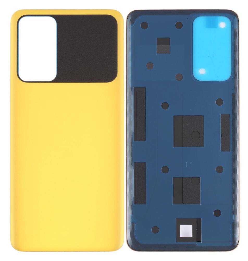 Back Panel Cover for Xiaomi Poco M4 Pro 5G - Yellow - Maxbhi.com