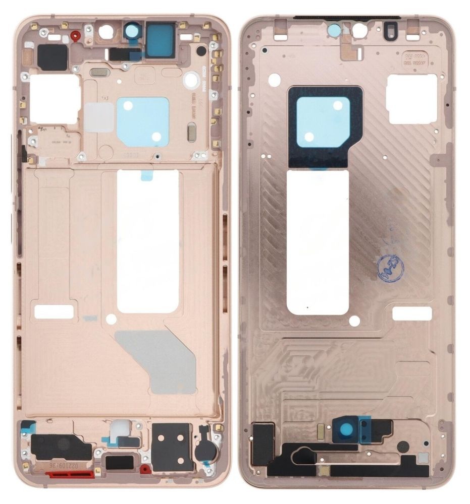 LCD Frame Middle Chassis for Vivo V23 5G - Gold by Maxbhi.com