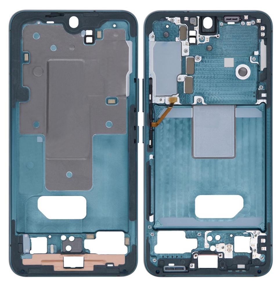 LCD Frame Middle Chassis for Samsung Galaxy S22 5G - Green by Maxbhi.com