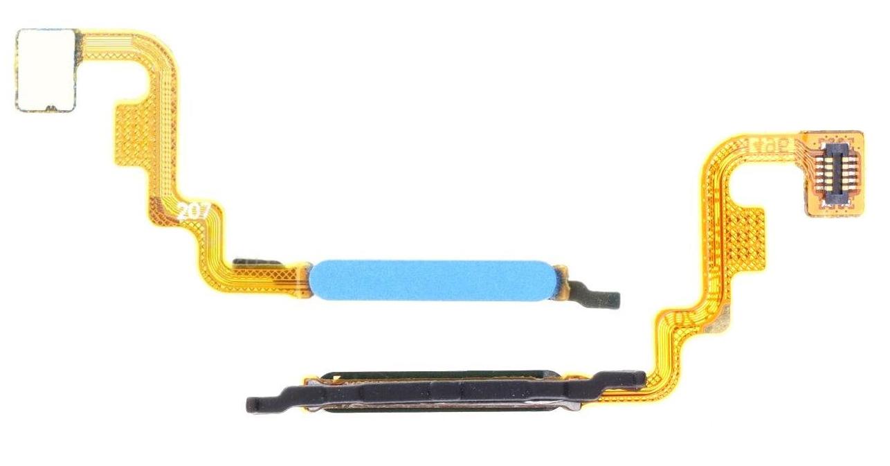 Fingerprint Sensor Flex Cable for Xiaomi Redmi Note 11S Blue by Maxbhi.com