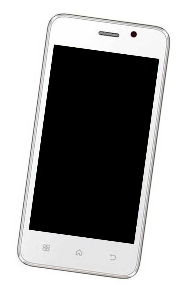 LCD Frame Middle Chassis for Intex Aqua Amoled - Black by Maxbhi.com