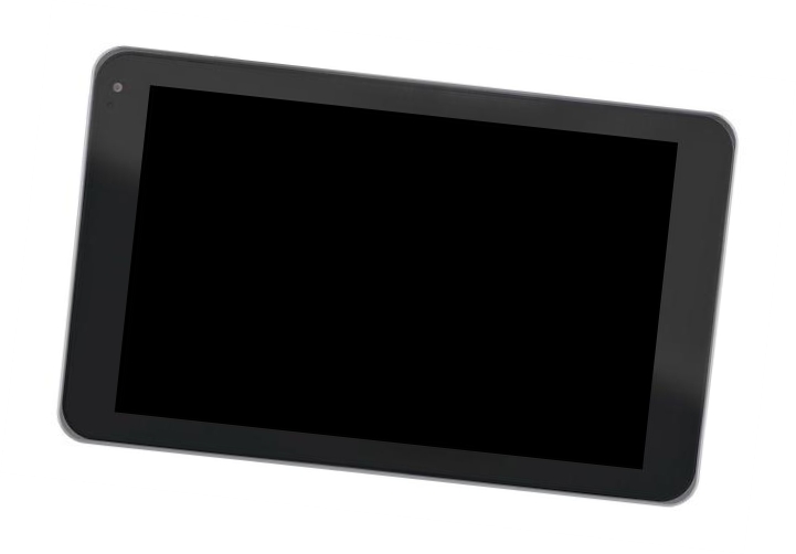 LCD Frame Middle Chassis for LG Optimus Pad V900 - Black by Maxbhi.com
