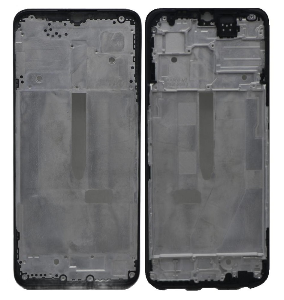 LCD Frame Middle Chassis for Oppo A57 4G 2022 - Black by Maxbhi.com