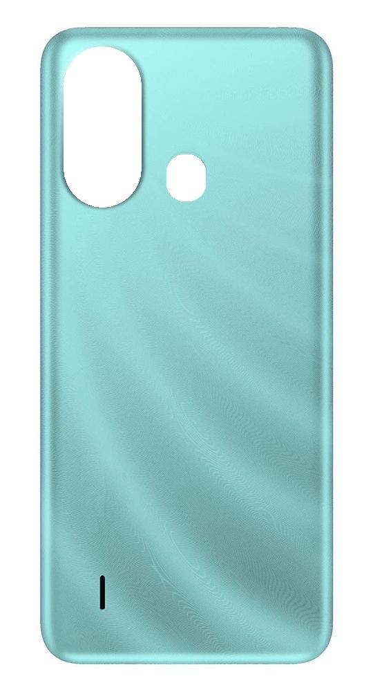 Back Panel Cover for Itel A49 - Cyan - Maxbhi.com