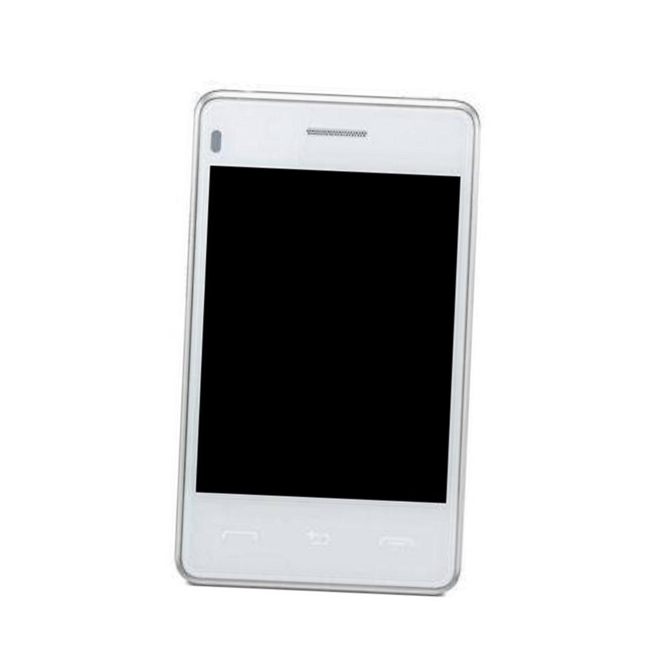 LCD Frame Middle Chassis for LG T385 WiFi - White by Maxbhi.com