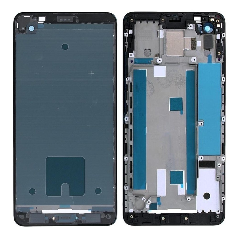 LCD Frame Middle Chassis for HTC U Ultra 128GB - Blue by Maxbhi.com