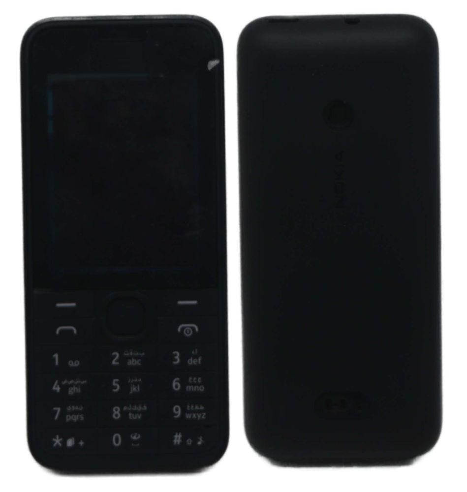 Full Body Housing for Nokia 208 - Black - Maxbhi.com