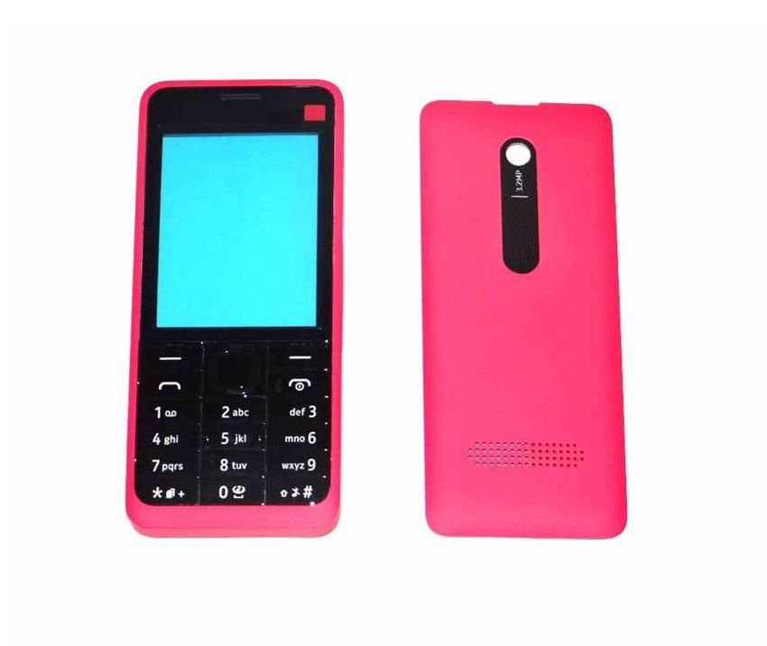 Full Body Housing for Nokia 301 Dual Sim - Magenta - Maxbhi.com