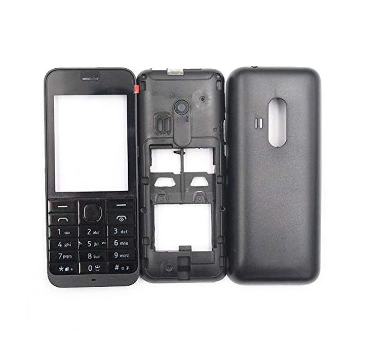 Housing for Nokia 220 Dual SIM RM-969 Black - Maxbhi.com