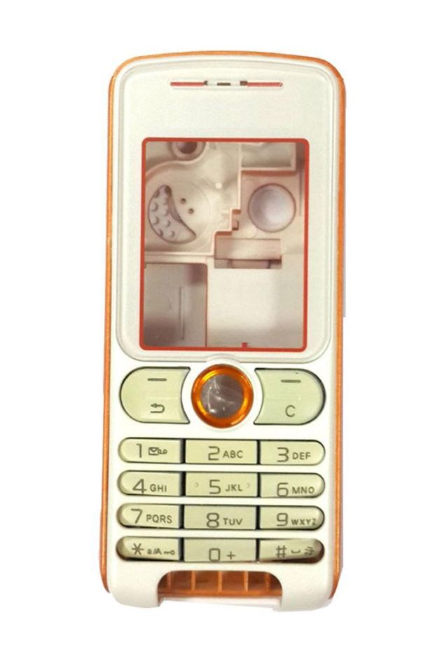 Full Body Housing for Sony Ericsson W200 - White - Maxbhi.com