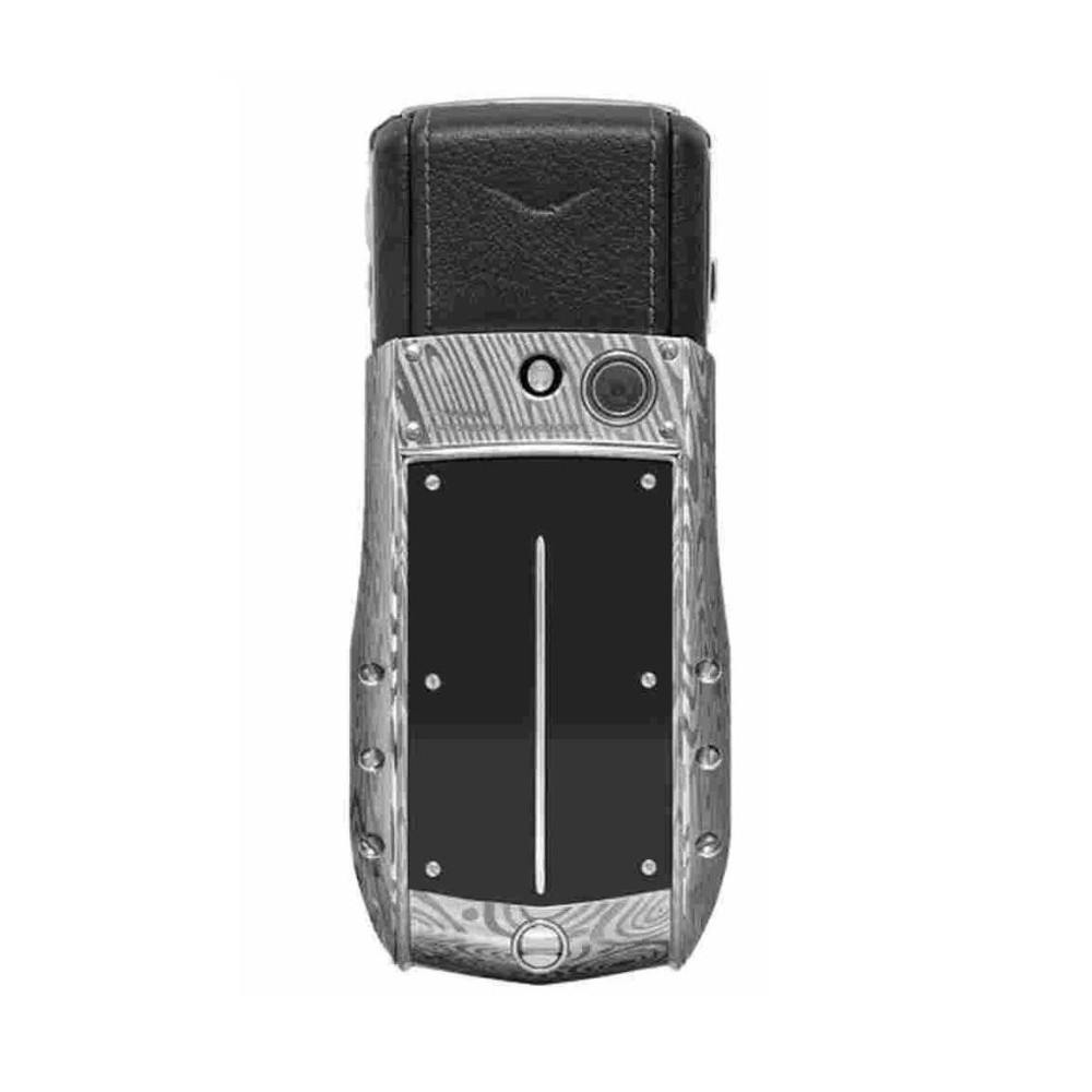 Full Body Housing for Vertu Ascent Ti Damascus Steel - White - Maxbhi.com