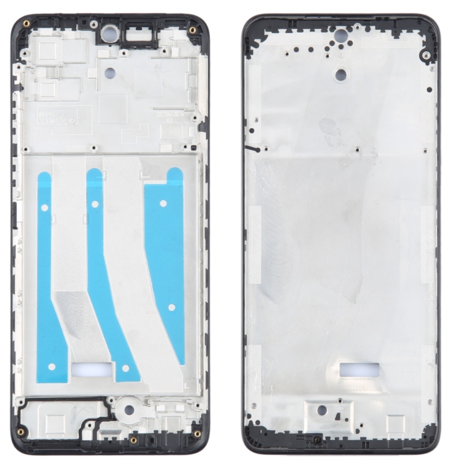 LCD Frame Middle Chassis for Motorola Moto G32 - Black by Maxbhi.com