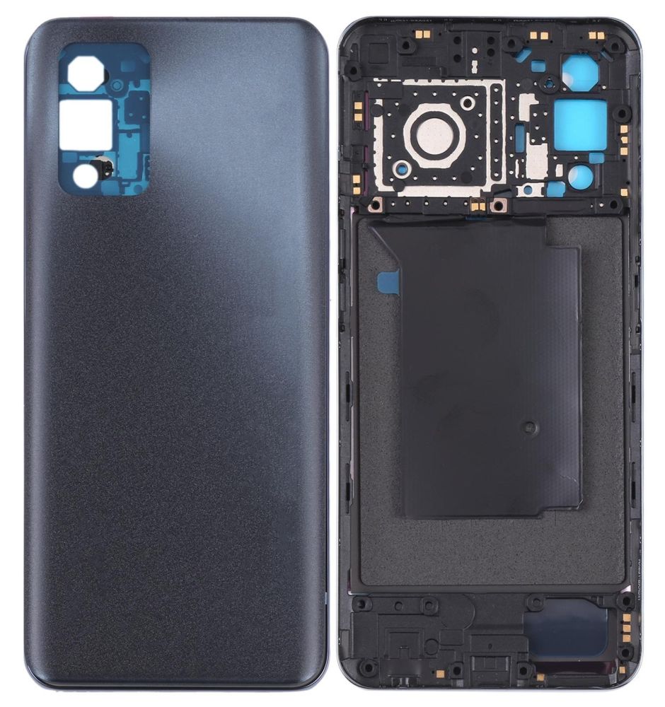Back Panel Cover for Realme Q3 Pro 5G - Black - Maxbhi.com