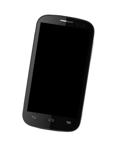 LCD Frame Middle Chassis for Idea Aurus 4 - Black by Maxbhi.com