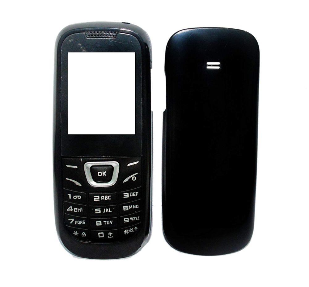 Full Body Housing for Samsung GT-E1220 - Black - Maxbhi.com