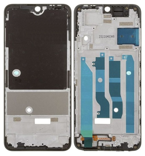 LCD Frame Middle Chassis for Infinix Note 12 Pro 4G - Black by Maxbhi.com