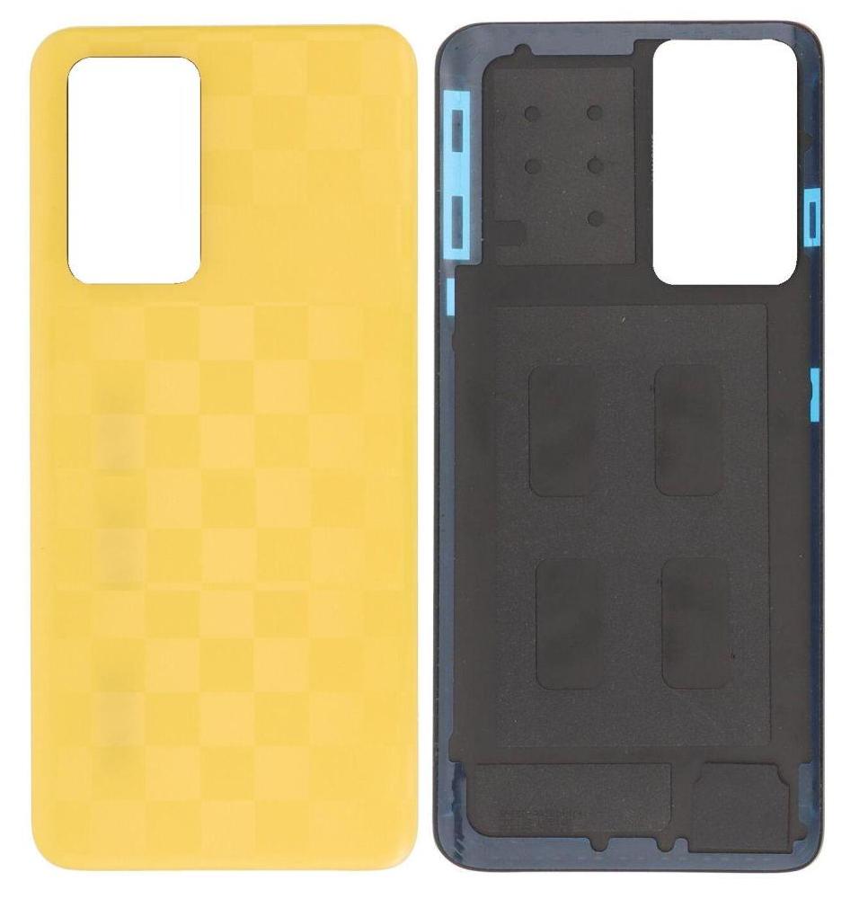 Back Panel Cover for Realme GT Neo 3T 5G - Yellow - Maxbhi.com