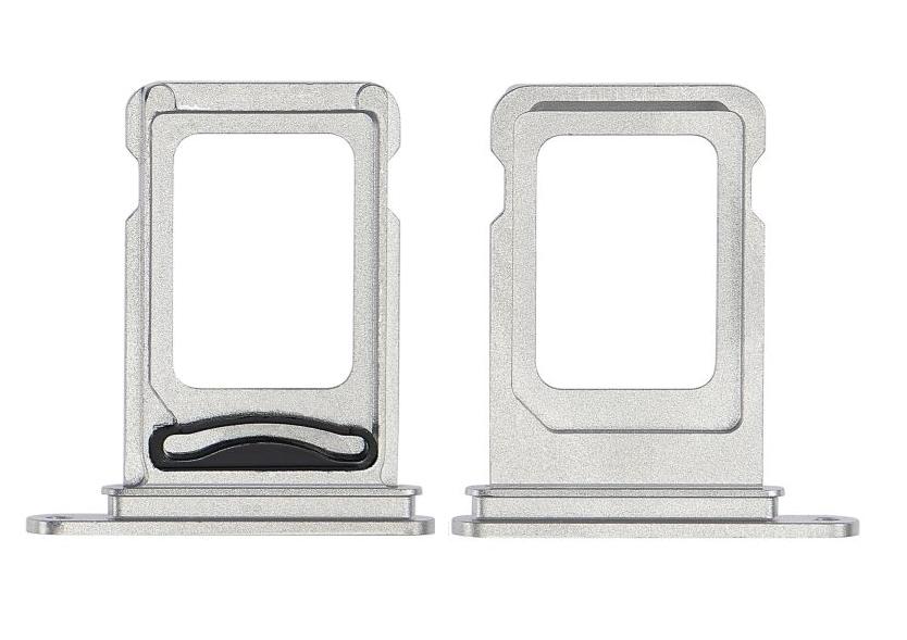 SIM Card Holder Tray for Apple iPhone 14 Pro Max - Silver - Maxbhi.com