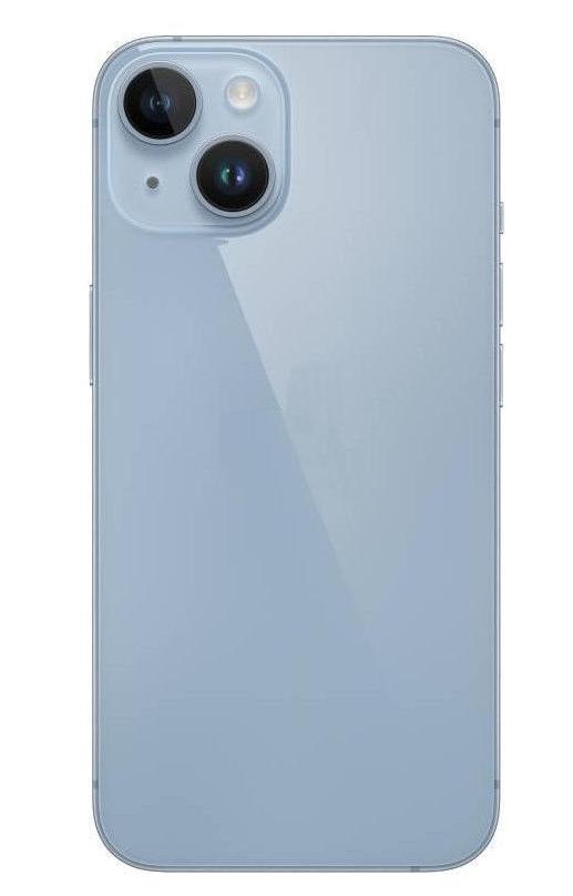 iphone with blue back