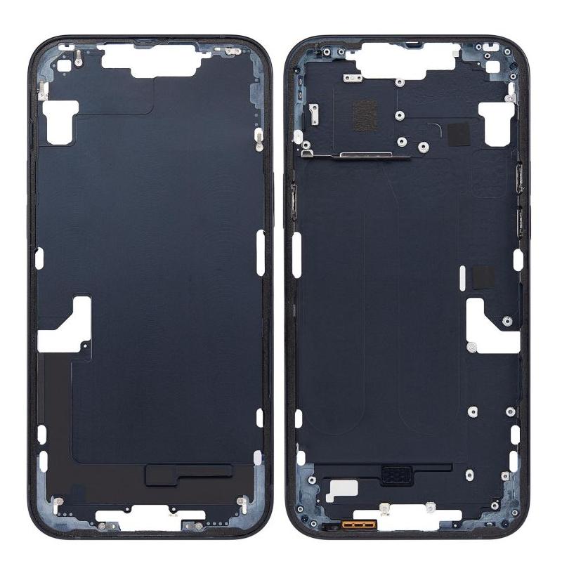 LCD Frame Middle Chassis for Apple iPhone 14 Plus - Black by Maxbhi.com