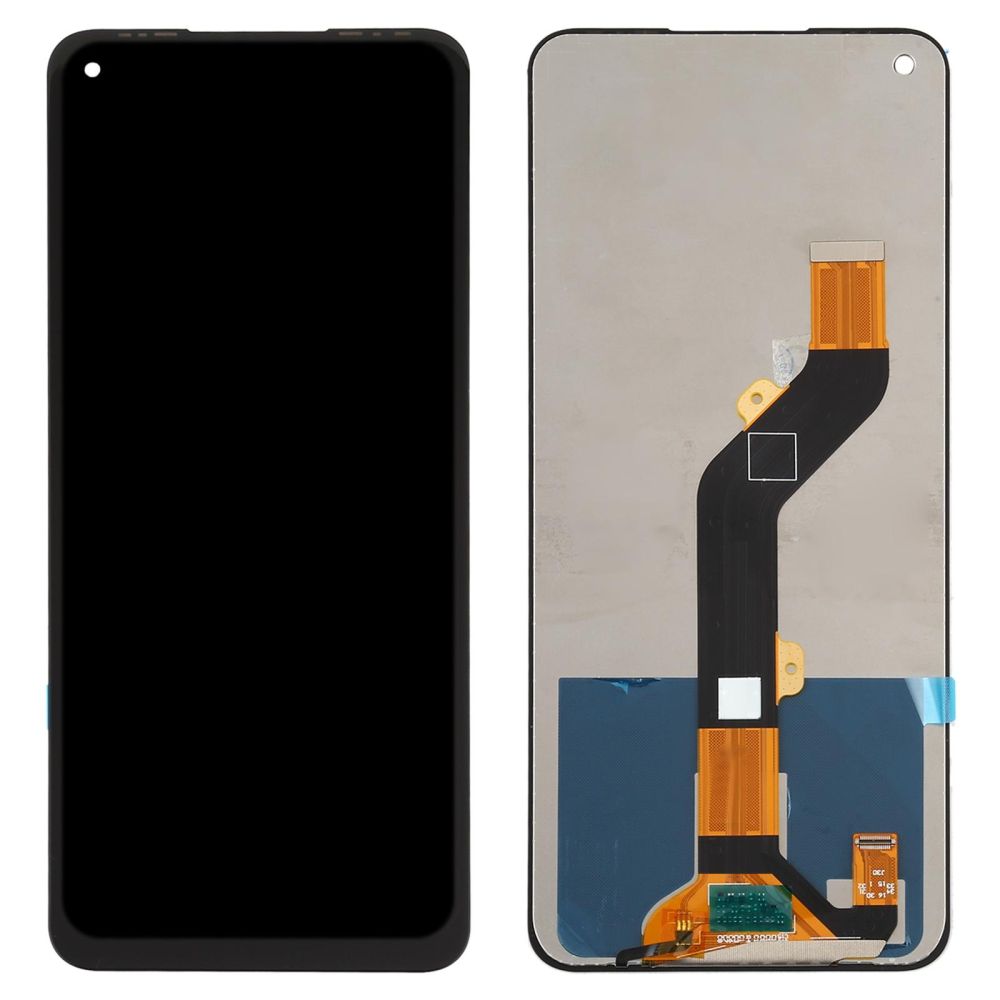 LCD with Touch Screen for Tecno Camon 17 Global CG6 - White by Maxbhi.com