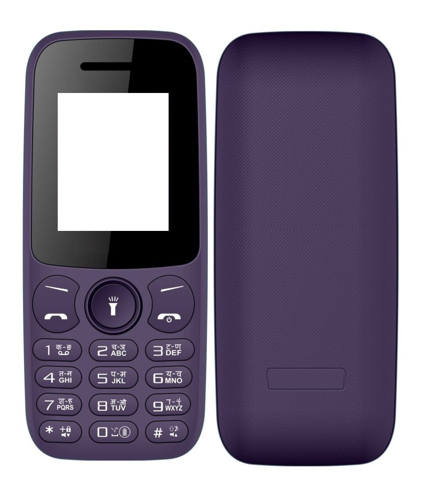 Full Body Housing for Micromax S115 - Purple - Maxbhi.com