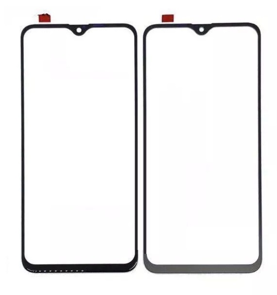 Replacement Front Glass for Vivo Y16 - Black by Maxbhi.com