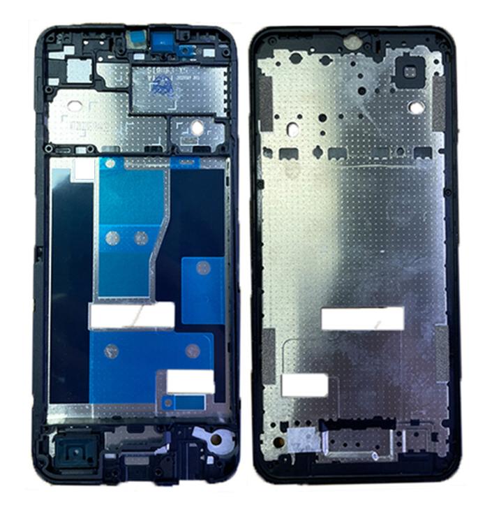 LCD Frame Middle Chassis for Realme C33 - White by Maxbhi.com