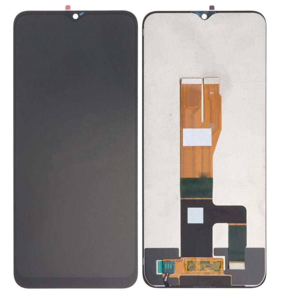 LCD with Touch Screen for Realme C33 - Black by Maxbhi.com