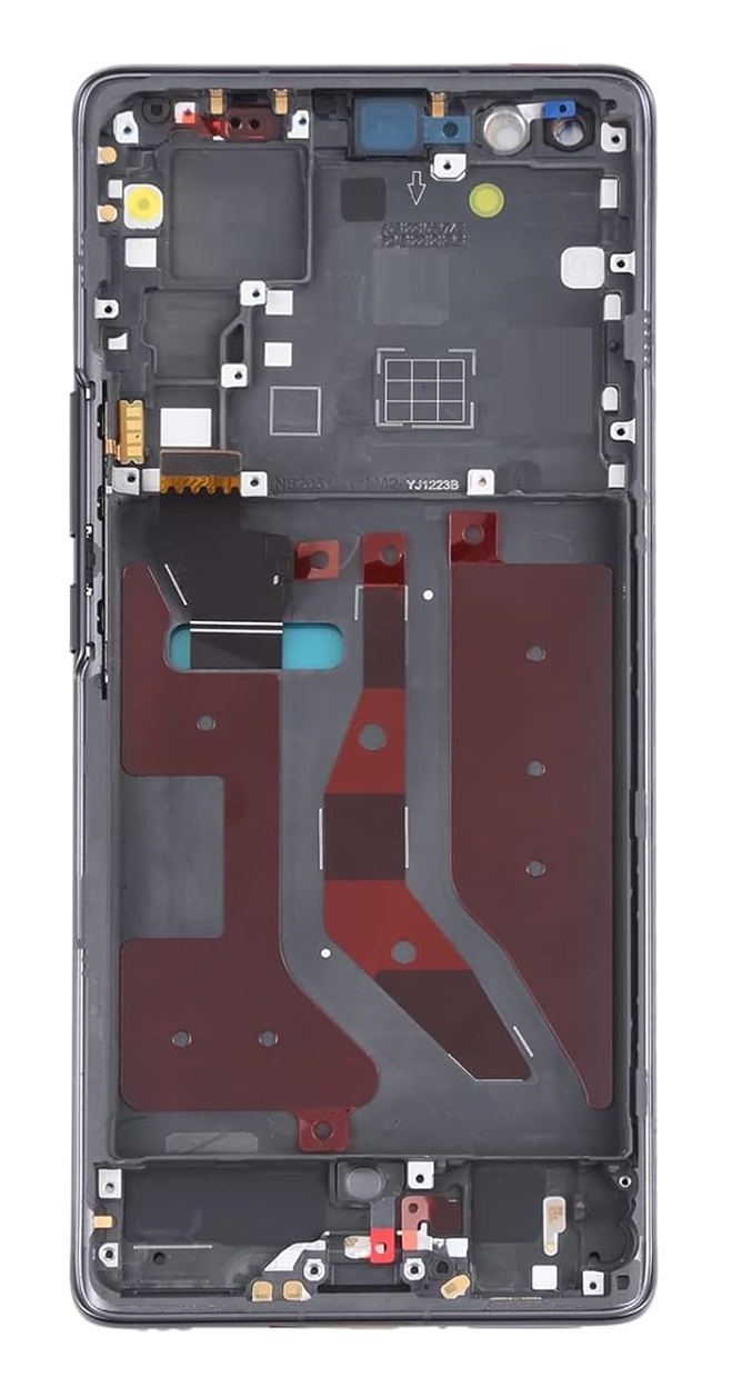 LCD Frame Middle Chassis for Huawei Nova 8 Pro 5G - Silver by Maxbhi.com