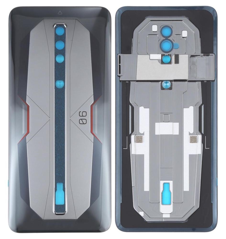 Back Panel Cover for ZTE Nubia Red Magic 6 Pro - Silver - Maxbhi.com