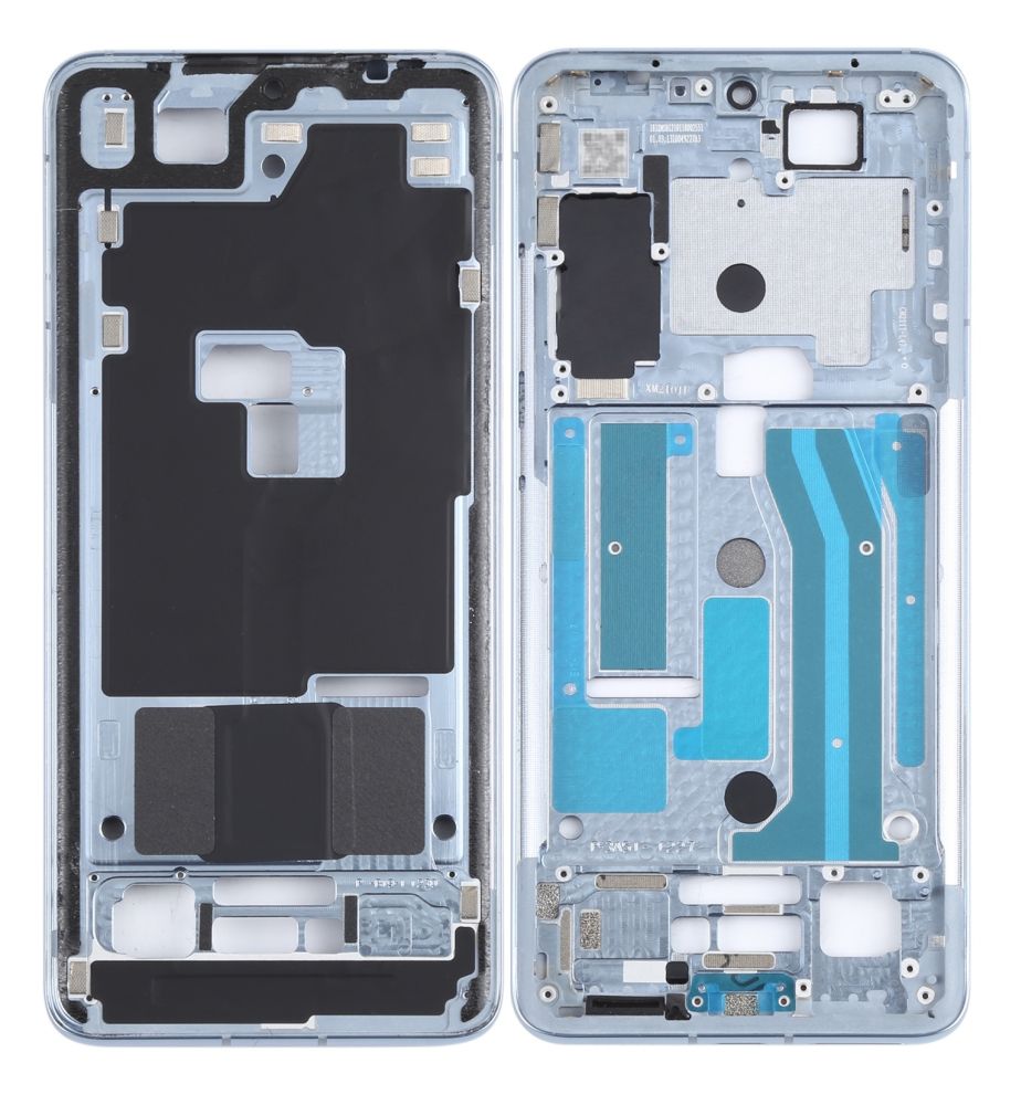 LCD Frame Middle Chassis for Meizu 18 - Blue by Maxbhi.com