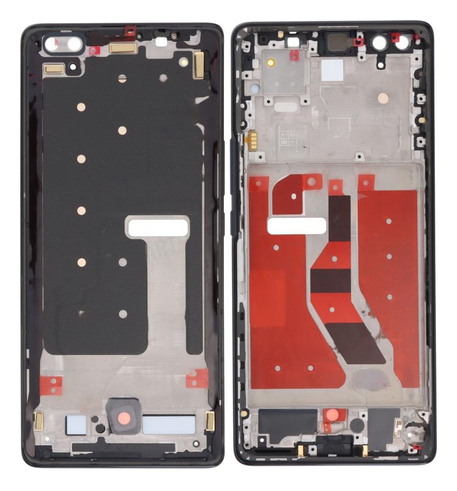 LCD Frame Middle Chassis for Honor 50 Pro - Black by Maxbhi.com