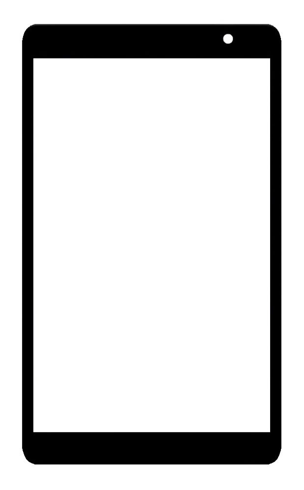 Replacement Front Glass for BLU M8L Plus - Blue by Maxbhi.com